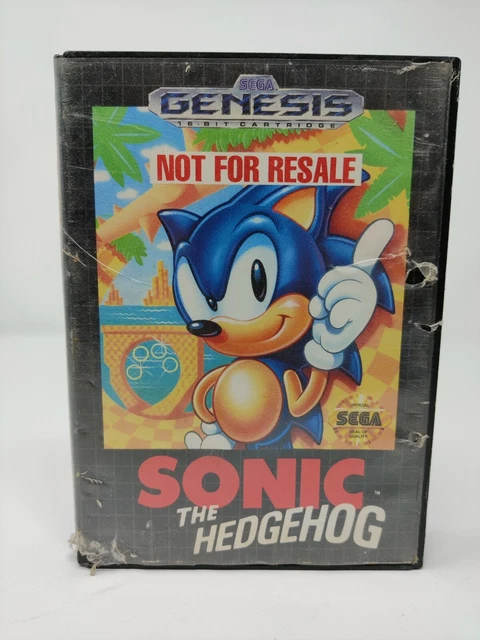 SONIC THE HEDGEHOG, Complete Canadian Original Retail (Sega Genesis ...