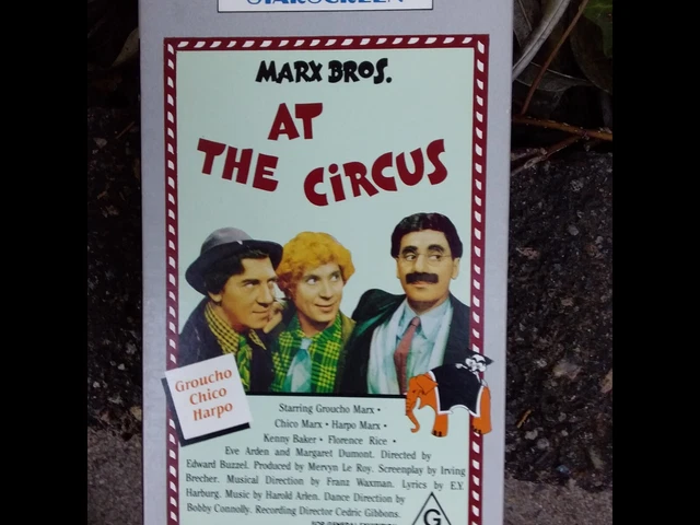 MARX BROS AT The Circus Vhs $10.00 - PicClick AU