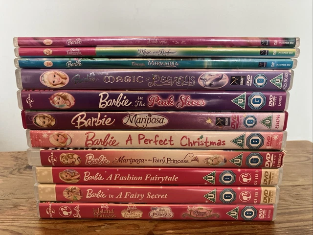 BARBIE DVD BUNDLE - Christmas - Mermaidia Princess Mariposa £22.95 ...