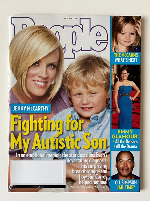 JENNY MCCARTHY AUTISTIC SON EVAN October 1 2007 PEOPLE MAGAZINE ...