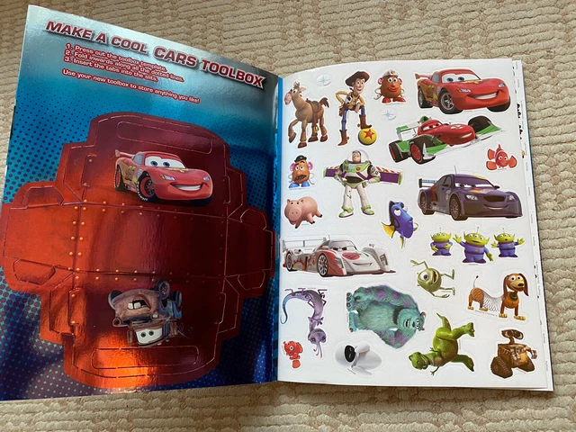 DISNEY PIXAR READ Along Sticker Activity Book Card Toy Story Monsters ...