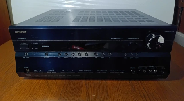 ONKYO TX-SR605 AV Receiver Dolby 7.1 Surround Amplifier AUDIO ONLY - NO VIDEO £39.95 - PicClick UK