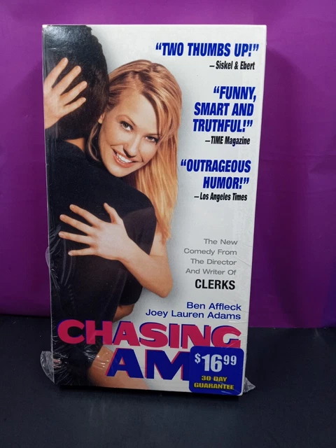 CHASING AMY VHS Ben Affleck Joey Lauren Adams Kevin Smith Blockbuster £ ...