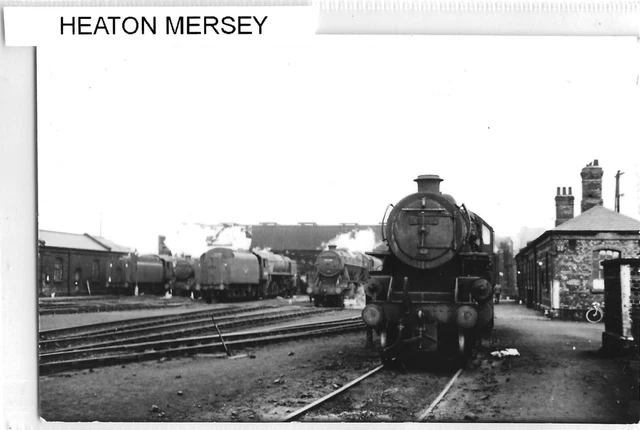 HEATON MERSEY ENGINE Shed - 1966 View - Photo Print In Sleeve - # S1524 ...
