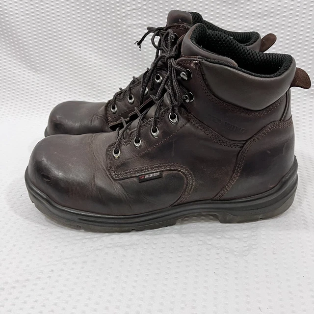 RED WING ASTM F2413-18 Steel Toe Boots US 11 Brown Waterproof £55.22 ...
