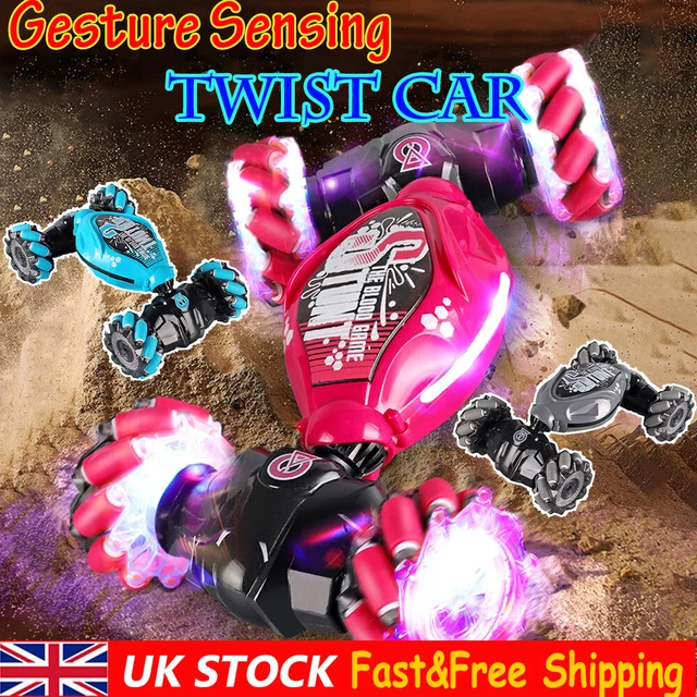 4WD STUNT CAR RC Hand Gesture Sensing Off Roader Remote Control Off ...