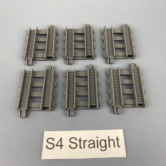 TRACKMASTER REVOLUTION TRACK 6 x S4 Grey Straights, Thomas the Tank ...