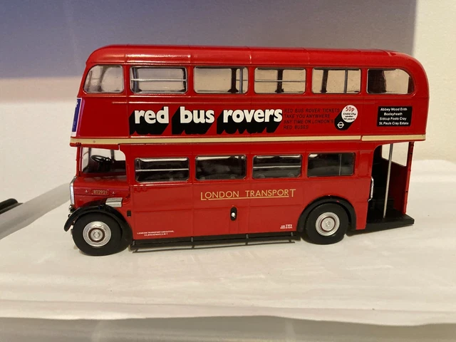 1/43 AEC REGENT III RT Double Decker Bus London 1939 Ixo TBE sans boite ...