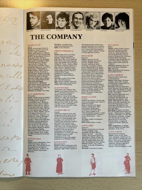 ORIGINAL CAST 1985 Les Miserables Programme - RSC Barbican Theatre ...