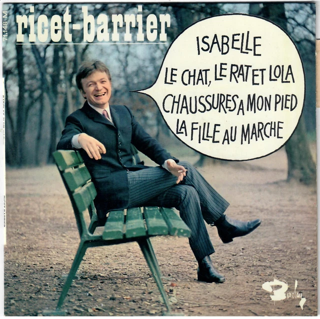 RICET BARRIER ISABELLE Le chat le rat et Lola 1967 EP 60s Barclay ...