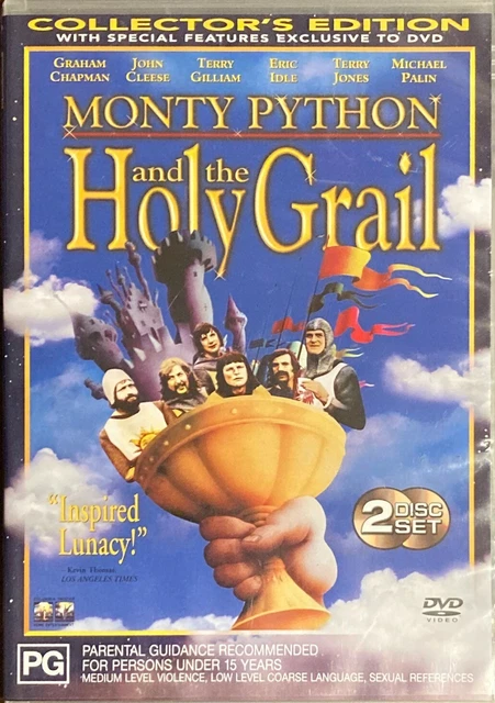MONTY PYTHON AND The Holy Grail : Collector's Edition (DVD, 2003, 2 ...