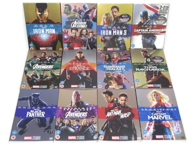 MARVEL CINEMATIC UNIVERSE MCU DVD Collectible Sleeve Slip Case ONLY ...