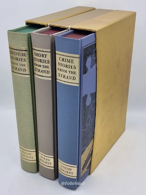 ADVENTURE, CRIME & Short Stories from the Strand - Folio Society - 3 ...
