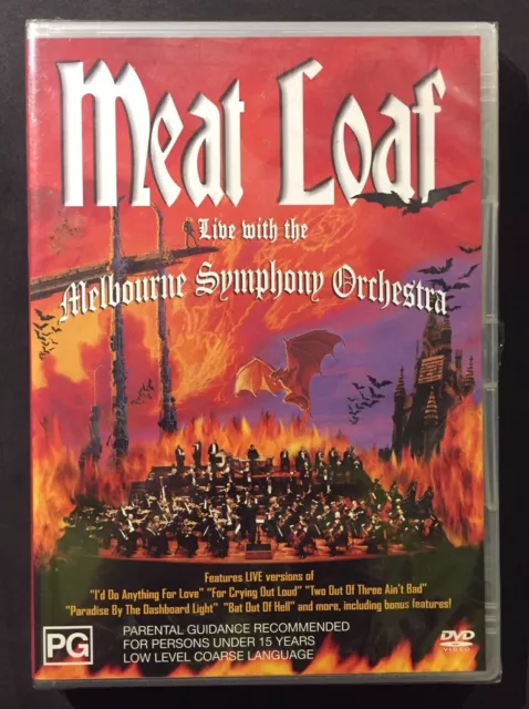 MEAT LOAF LIVE With The Melbourne Symphony Orchestra Dvd - Brand New ...
