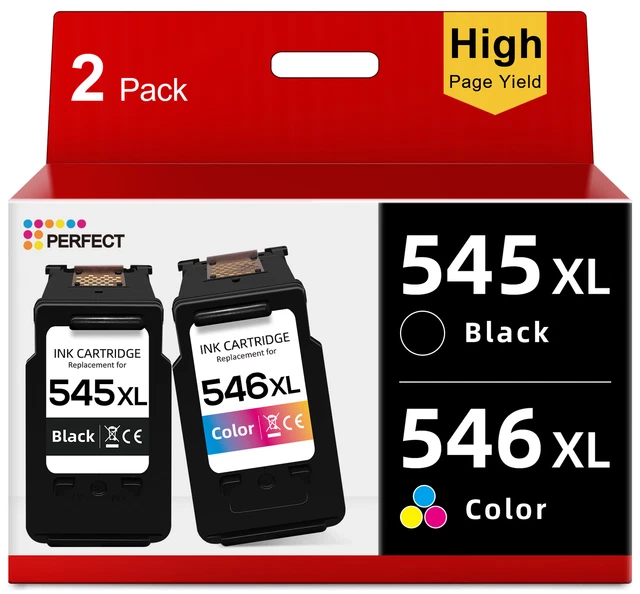 PG-545 CL-546 XL Set Druckerpatronen für Canon Pixma MG 2450 2550 ...