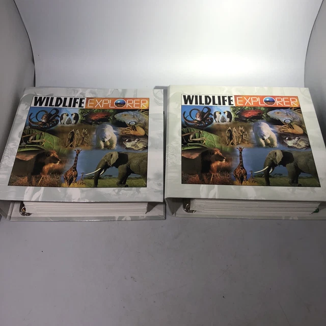 WILDLIFE EXPLORER SERIES Binder Set Mammals Birds Reptiles Amphibians ...