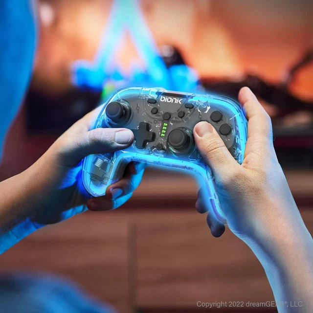 BIONIK NEOGLOW: WIRELESS RGB Gaming Controller with Motio (Not Machine ...