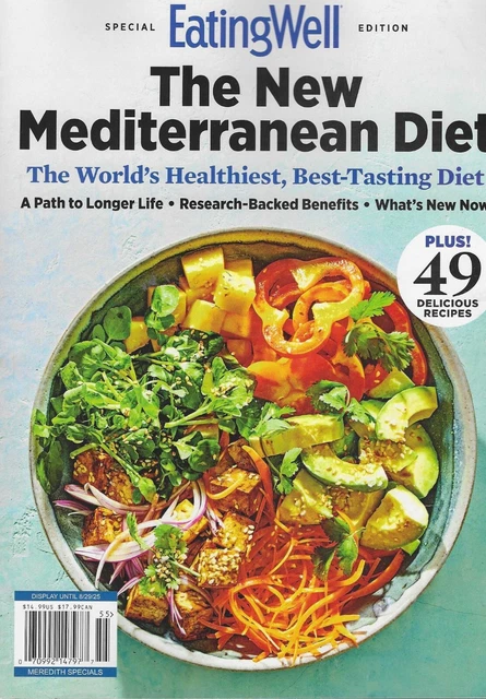 EATING WELL SPECIAL Edition Magazine 2025 The New Mediterrane Diet £14.18 - PicClick UK