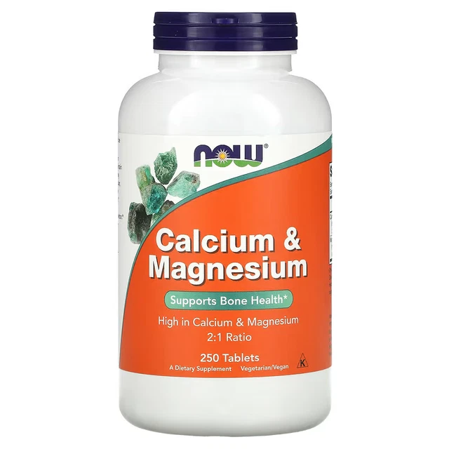 NOW FOODS, CALCIUM & Magnesium, 250 Tablets ,Expiry:2029 £24.65 ...