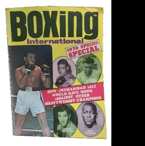 VINTAGE BOXING INTERNATIONAL Spring Special 1976 Magazine - Feat ...