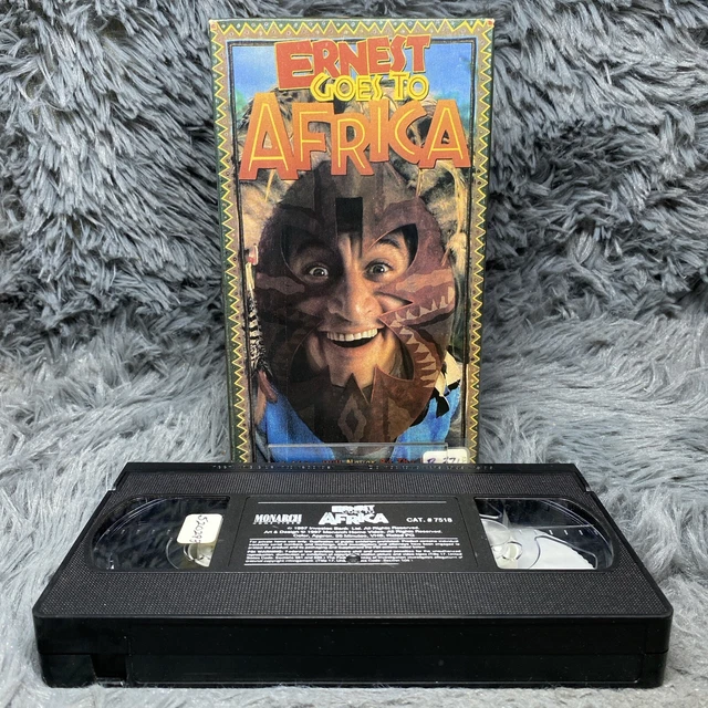 ERNEST GOES TO Africa VHS Tape 1997 Monarch Home Video Comedy Jim ...