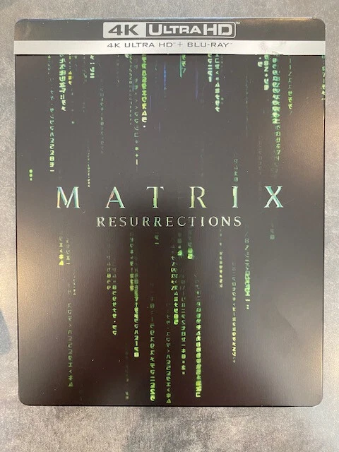 MATRIX RESURRECTIONS / film en STEELBOOK COLLECTOR 4K ULTRA HD + BLU-RAY zone B EUR 79,99 ...