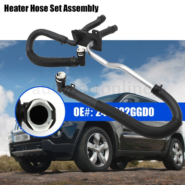 HEATER SUPPLY AND Return Hose Tube Pipe Line For 2011-2017 Jeep Grand ...
