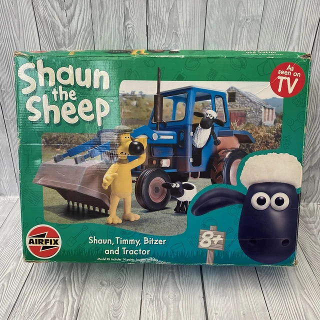 AIRFIX SHAUN THE Sheep Shaun, Timmy, Blitzer & Tractor Model Kit - See ...