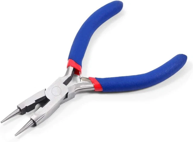 ROUND NOSE PLIERS with Cutter 5 Inches Micro Jewelry Tools for Wire ...