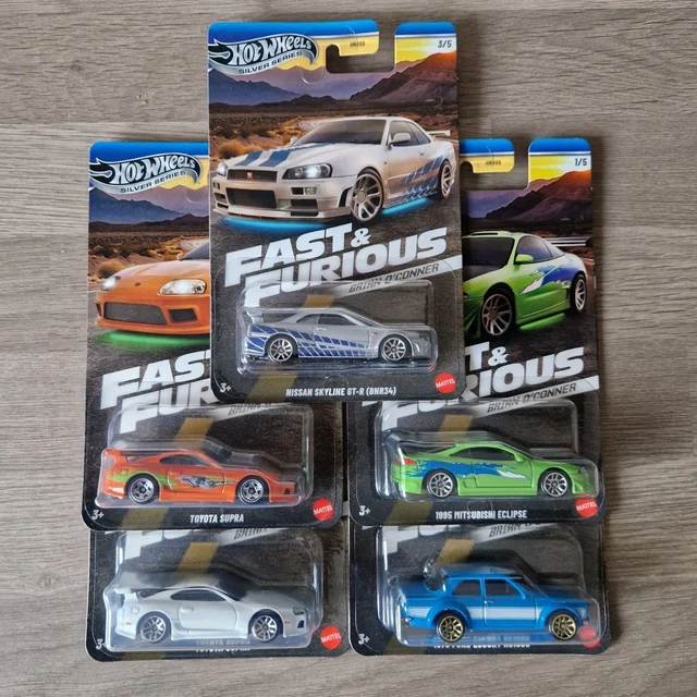 HOT WHEELS FAST and Furious Brian O' Conner Series 1:64 Diecast Models ...