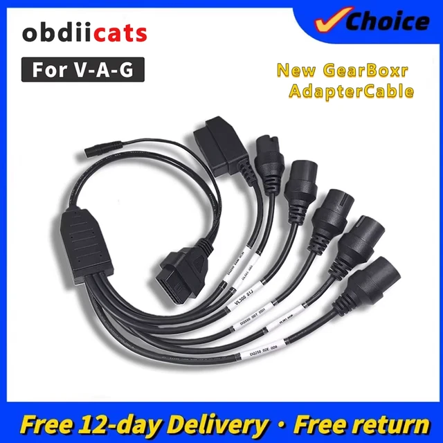 LATEST FOR V-AG Gearbox Adapter Cables for V-W OBD2 Converter Cable for ...