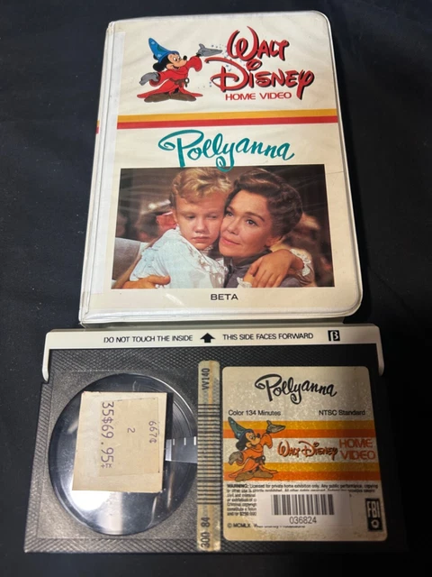 WALT DISNEY HOME Video Betamax Beta Pollyanna (1960) (DVB27) £9.02 ...