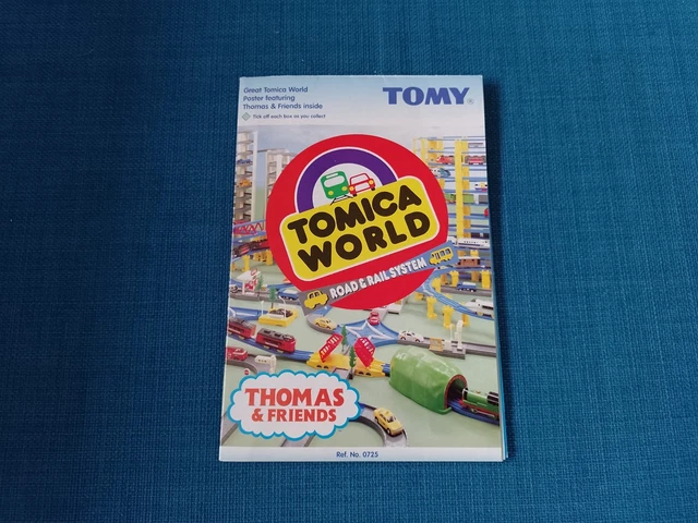 THOMAS & FRIENDS Tomy Tomica World Train Collectors Poster 2001 Ref ...
