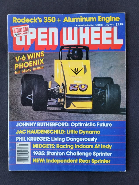 1985 JULY OPEN Wheel Magazine, Eddie Bellinger/Jac Haudenschild/Maynard ...
