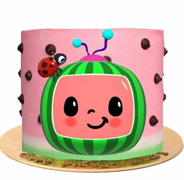 PRE CUT COCOMELON Edible image/ Cocomelon cake topper/ cocomelon cake ...