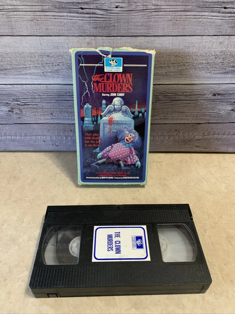 1987 THE CLOWN Murders VHS 70s Slasher Horror Cult Classic John Candy RARE OOP £28.13 - PicClick UK
