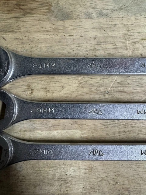 MAC TOOLS - Flare Nut/Tubing Wrenchs - Set Of 3 $55.55 - PicClick CA