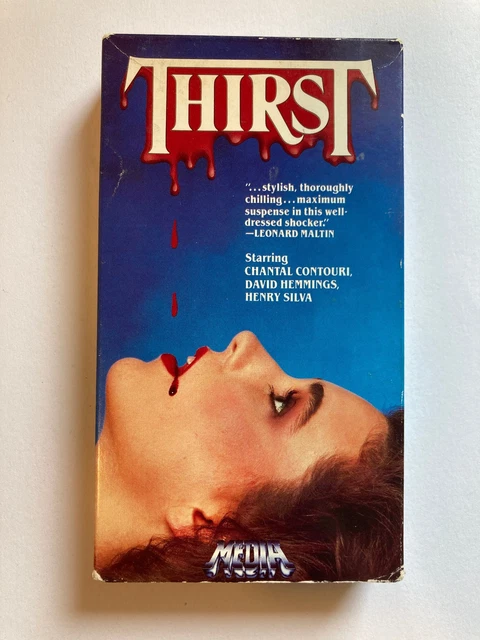 THIRST VHS MEDIA 1979 Australian Horror David Hemmings Ozploitation ...