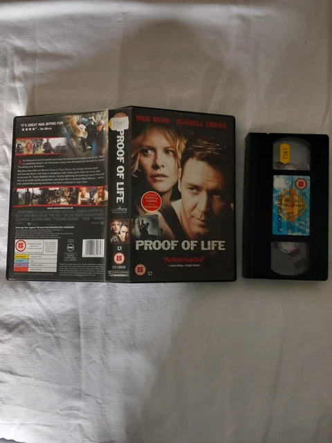 PROOF OF LIFE VHS Big Box Ex Rental £0.99 - PicClick UK