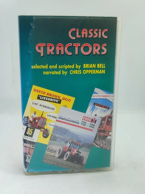 CLASSIC TRACTORS NARRATED by Chris Opperman On VHS Video Cassette Tape ...