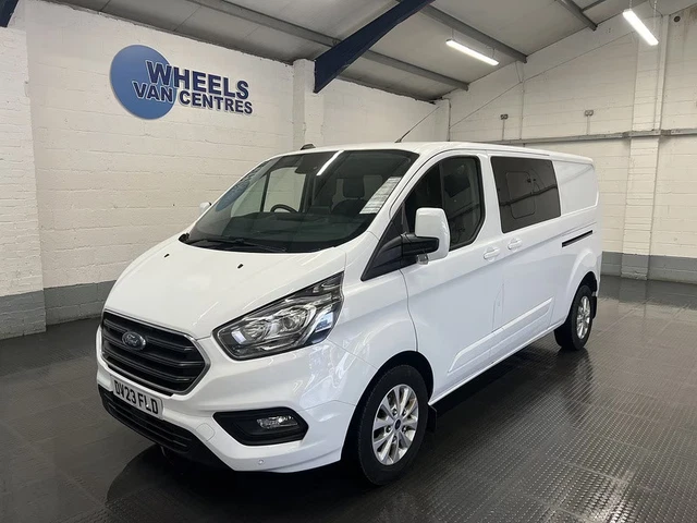 2023 FORD TRANSIT Custom 2.0 EcoBlue 130ps Low Roof D/Cab Limited Van ...