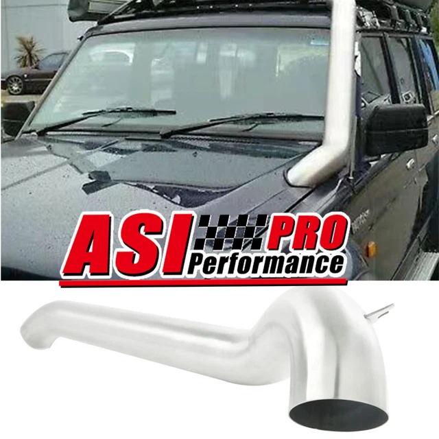 4&4 INCH STAINLESS Steel bonnet entry snorkel Fit Nissan Patrol GQ 2.8 ...