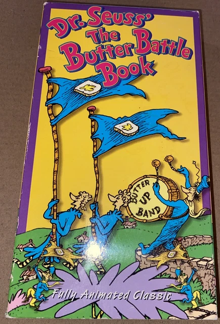 THE BUTTER BATTLE Book (1989) VHS - Dr. Seuss Kids Classic Cartoon ...