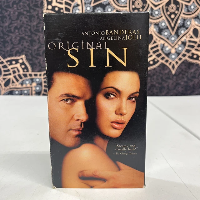 ORIGINAL SIN (VHS, 2002) Antonio Banderas, Angelina Jolie EUR 4,10 - PicClick FR