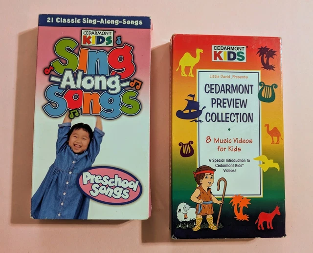 CEDARMONT KIDS - Preschool Sing Along Songs & Preview Collection (VHS ...