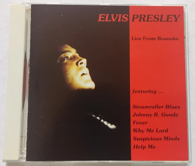 ELVIS PRESLEY RARE original CD import - Live From Roanoke 1974 EUR 24 ...