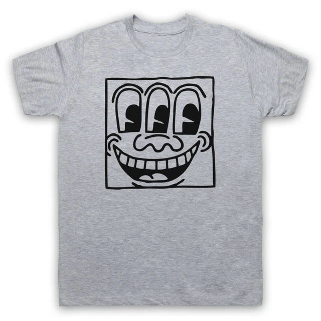 SMILEY FACE STREET Art Keith Haring Unofficial Artist Mens & Womens T ...