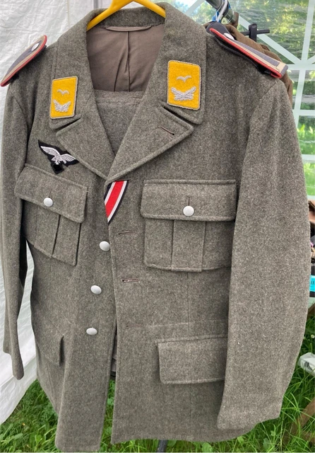 OLD REPRODUCTION GERMAN WW2 Uniform Jacket And Trousers £156.72 ...