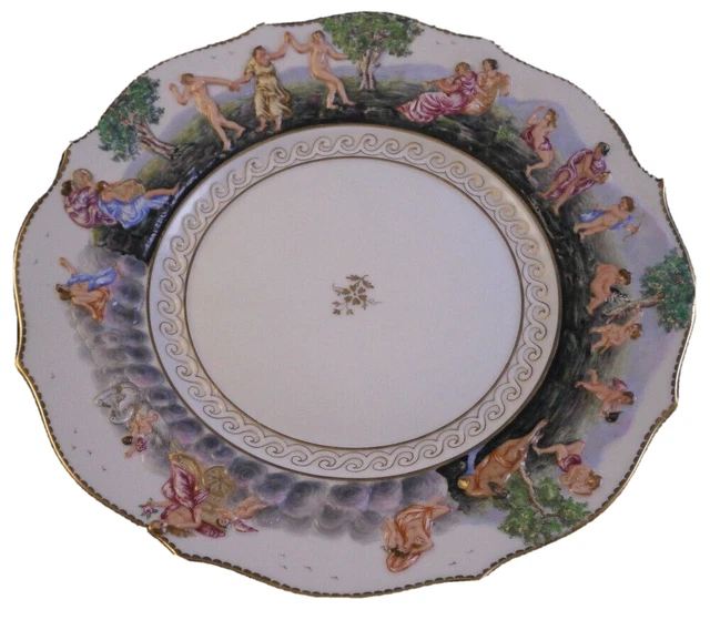 ANCIEN DOCCIA PORCELAINE Capodimonte Soulagement Design Plaque ...