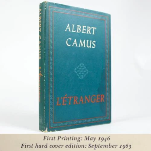 L'ESTRANGER ALBERT CAMUS 1ère couverture rigide édition 1963 The ...